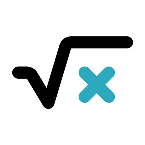 Square Root Of X Vector Svg Icon Svg Repo