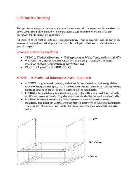 Grid Based Learning Pdf Cluster Analysis Standard Deviation