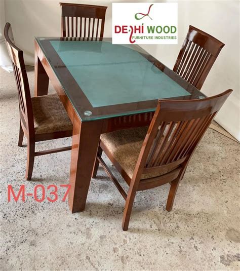 Rectangular Glass Dining Set 4 Seater At ₹ 24000set In Ahmedabad Id 2850047789373