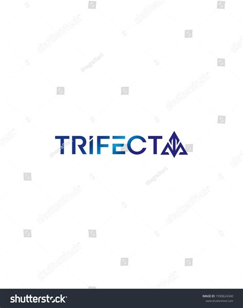 Trifecta Modern Creative Vector Logo Template Stock Vector Royalty