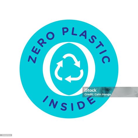 Microplastic Free Vector Icon Logo Badge Concept Design Stock