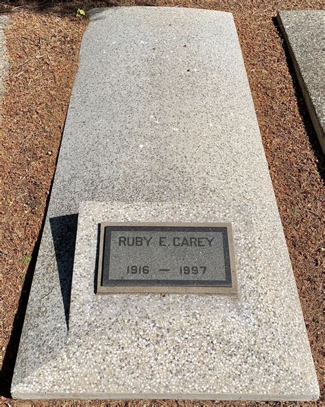Ruby Elmira Pulley Carey 1916 1997 Find A Grave äreminne