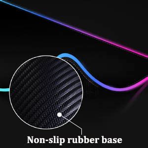 Rgb Gaming Mouse Pad 10w Wireless Charging Mouse Pad 7 Light Modes