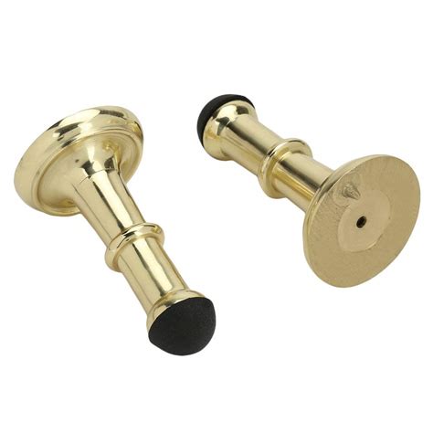 Set Of 2 Polished Brass Door Stops 3 Heavy Duty Door Stop Rigid D A29hardware