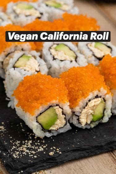Vegan California Roll Vegan Sushi Rolls Vegan Sushi Recipes