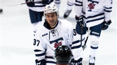 Grima Scores Twice For Blues On Home Ice University Of Toronto Athletics
