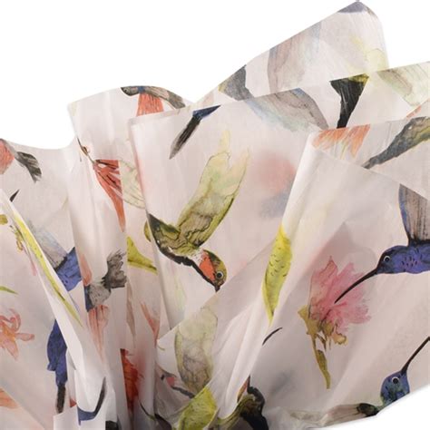 Hummingbirds Patterned Tissue Paper