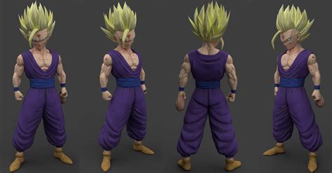 Stl File Son Gohan Ssj2・3d Printer Model To Download・cults