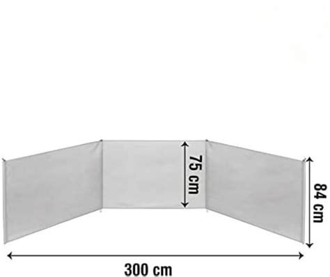 Windscherm Strand Windscherm Camping Windschermen Kamperen 300x75cm Bol