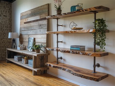 22 Rough Cut Wood Shelving Ideas That Perfectly Blend Rustic And Modern
