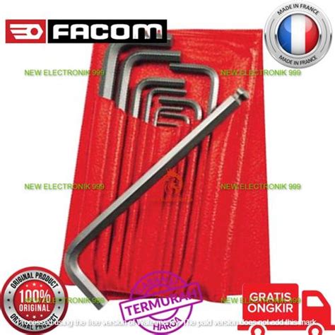 Jual Facom Hex Key Set 82h Jl10 10004663 Jakarta Barat New Electronik 999 Tokopedia