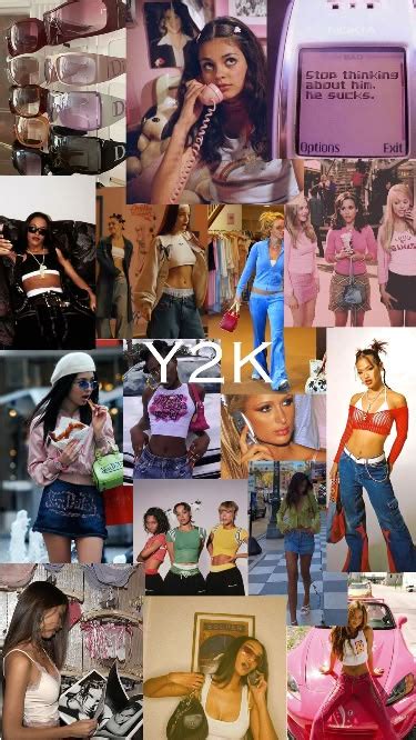 Y2k Aesthetic แฟชั่น ชุด คอนเซ็ปคาแรคเตอร์