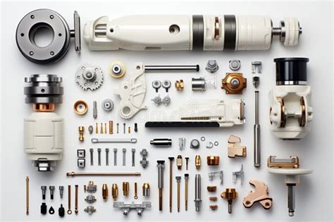 Injection Moulded Components Stock Illustration Illustration Of