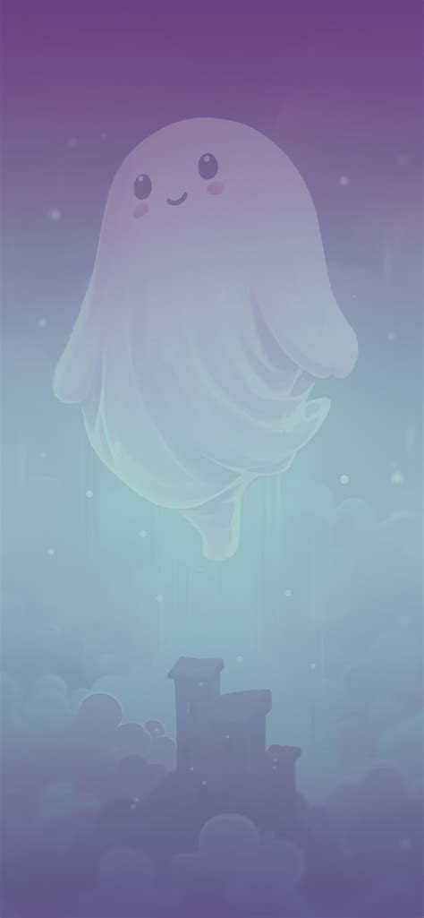 Cute Ghost Background