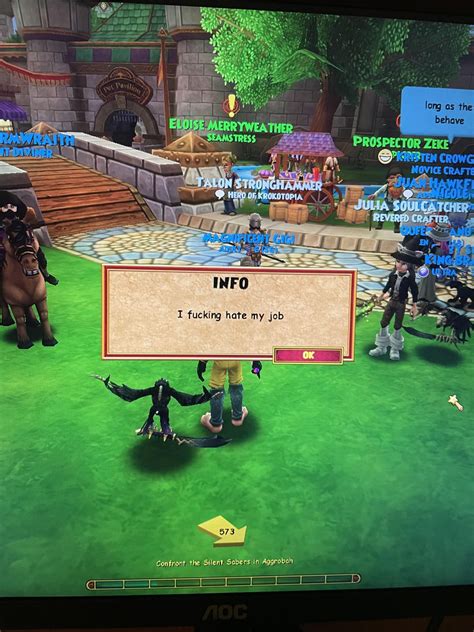 server message just went off r wizard101