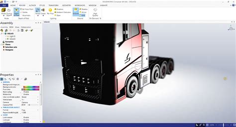 SOLIDWORKS Composer Depth Of Field Option
