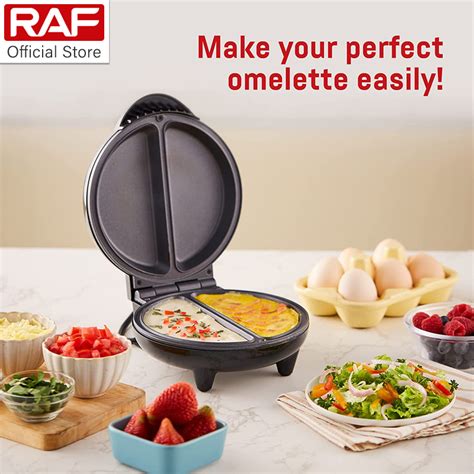 Raf Mini Pizza Maker Portable Electric Omelette Machine Waffle Maker Fryer Breakfast Maker