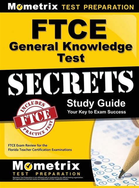 Ftce General Knowledge Test Secrets Study Guide Ftce Exam Review For