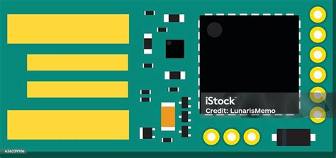 Diy Electronic Usb Board With A Microcontroller Stock Illustration Download Image Now
