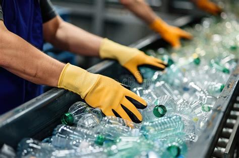 Conveyor For Recycling And Sorting Garbage From Plastic Bottles
