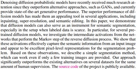 扩散模型用于分割：ddpm Segmentation 知乎
