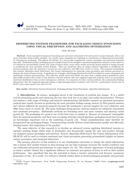 Pdf Distributed Systems Framework For Packaging Design Innovation