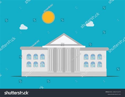 School Building Silhouette Over 22256 Royalty Free Licensable Stock