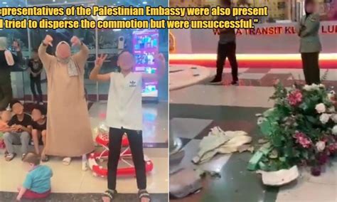 Palestinian Group Causes Chaos At Wisma Transit Kl After Allegedly Not Being Allowed To Stay