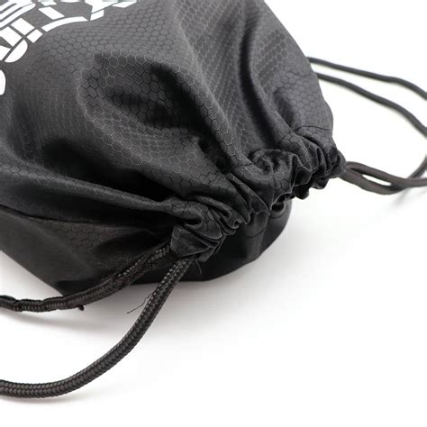 Custom Logo Waterproof Nylon Polyester Draw String Bag Eco Friendly