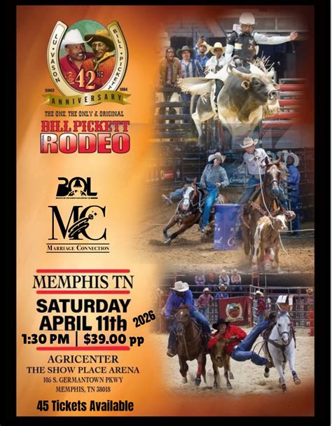 Bill Pickett Rodeo 2026 Bolcc Memphis