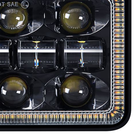 Lumen® Sb4682halo4x6 Blk 4x6 Rectangular Black Projector Led