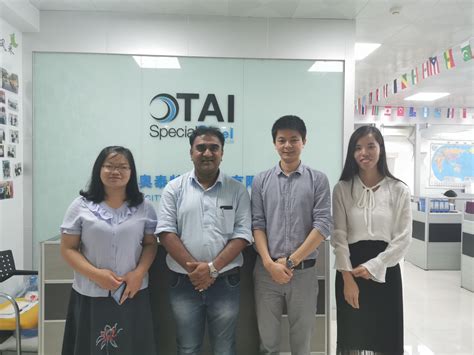 Indian Customers Visit Otai Special Steel Special Steel China