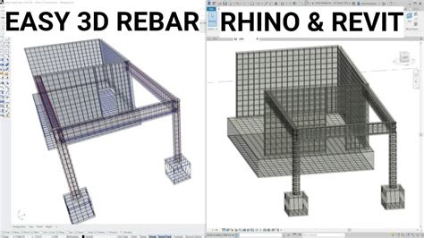 Easy 3d Rebar Rhino And Revit Quick Parametric Reinforcement Detailing