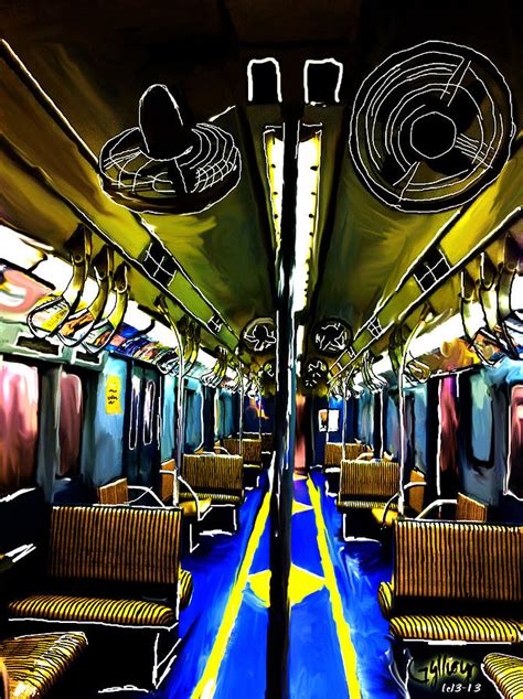 1 Nyc 1930 New York Subway Train Digital Art By Gylliayn Art Fine Art America