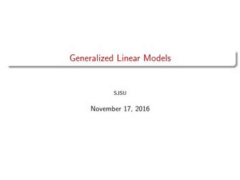 PDF Generalized Linear Modelsiamrandom Sites Default Files GLM Pdf Newton Raphson