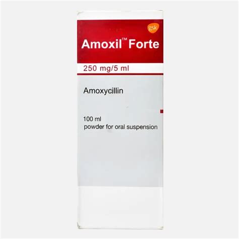 Amoxil Forte 250mg5ml Susp 100ml