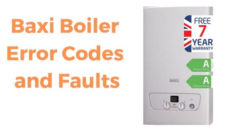Baxi Boiler Error Codes And Faults Manufacturer Codes Archives Lc