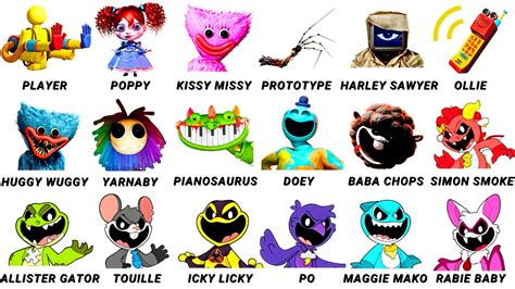 Every Characters Poppy Playtime In 12 Minutes Youtube
