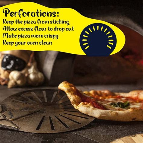 Pizza Turning Peel Spatula Pizza Peel Paddle 9inch Vicedeal