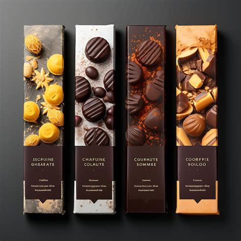 Premium Ai Image Set Of Gourmet Chocolate Shop Banner Ads Showcasing Artisan Chocola Creative