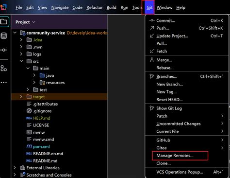在 Idea 中切换 Gitee 仓库的两种情况idea切换git仓库 Csdn博客