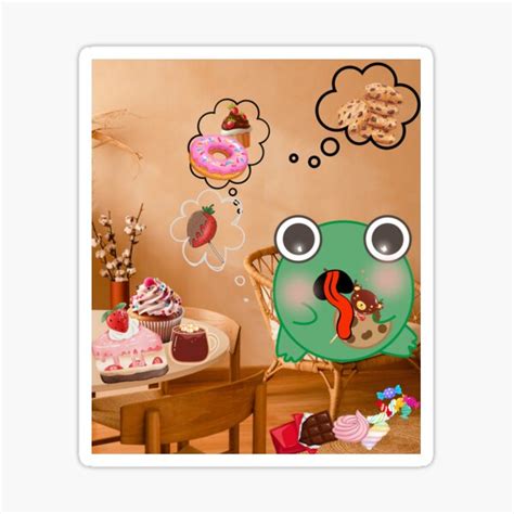 Cute Frog Candy Monster Sticker For Sale By Aneta Kilimnik Redbubble