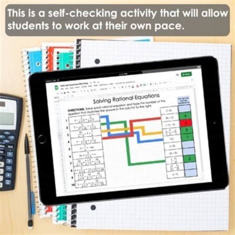 Solving Rational Equations Self Checking Digital Activity By Newtons Solutions