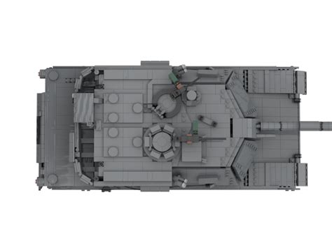 Lego Moc M1 Abrams Remote Control By Grant Williams Rebrickable Build With Lego