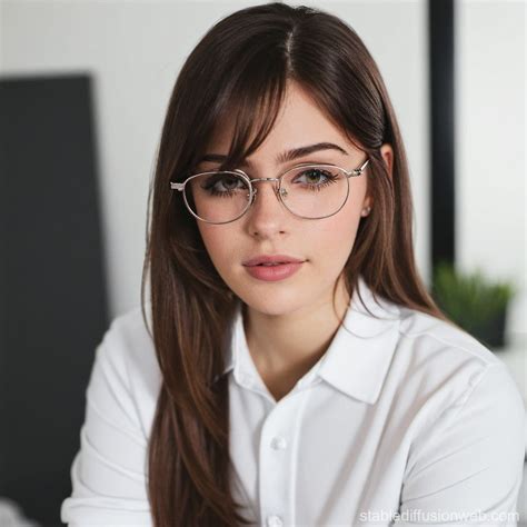 Person Wearing Glasses Stable Diffusion Online