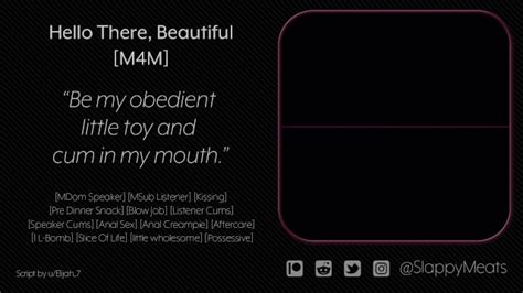 M4m Your Boyfriend Praises And Teases His Beautiful Fuck Toy Audio