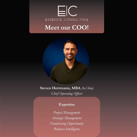 Meet Our Coo Steven Herrmann Essence Consulting Collaborative