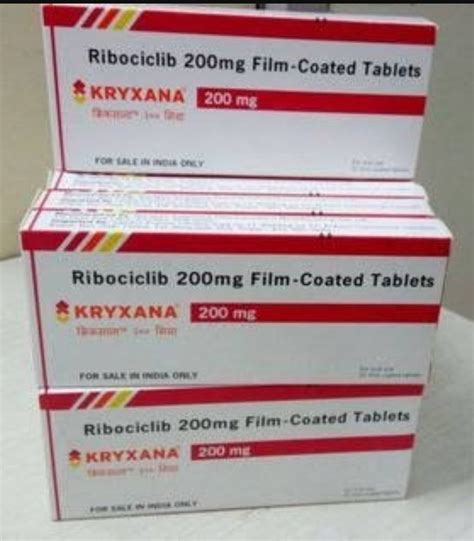 Kryxana Ribociclib 200mg Tablets At ₹ 18000box Lucknow Id 24206683130