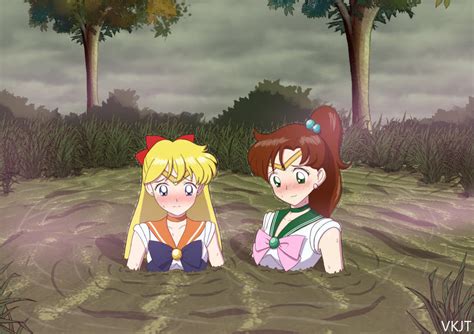Sailor Venus And Sailor Jupiter By Vkjt On Deviantart