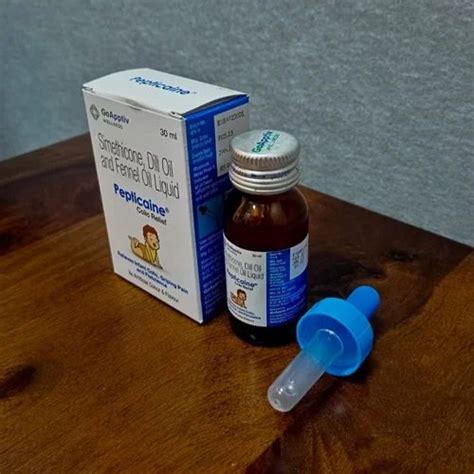 30ml Pepticaine Colic Relief Syrup Packaging Type Box Form Liquid